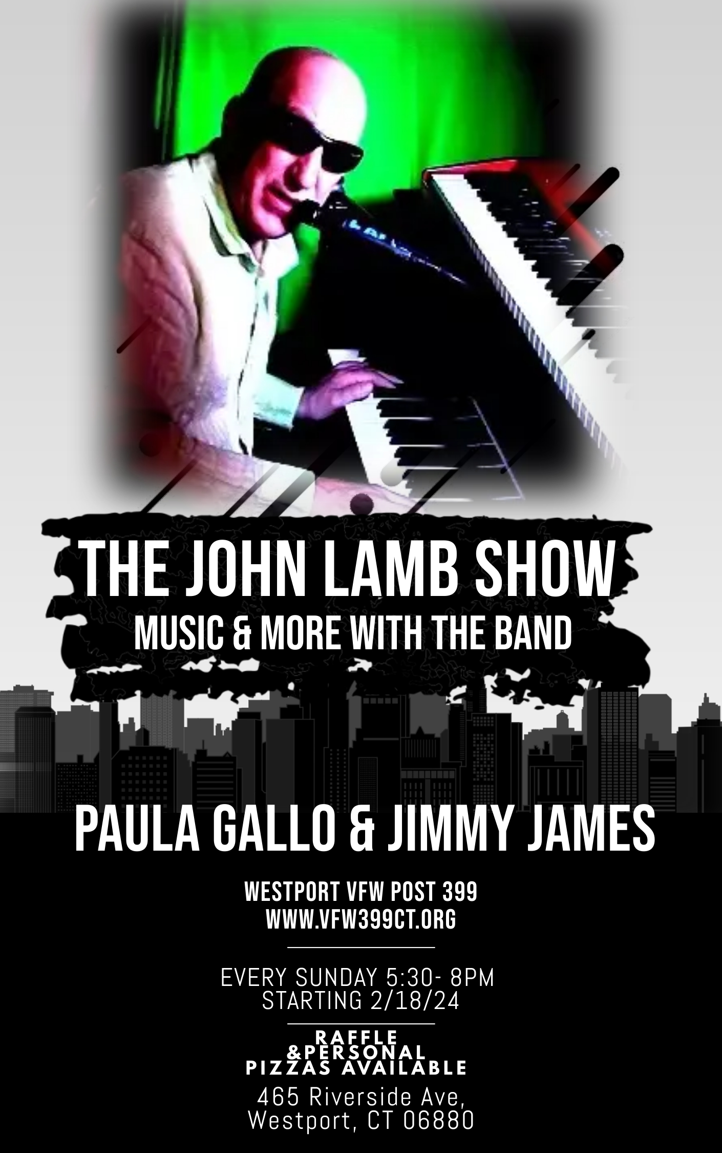 THE JOHN LAMB SHOW: Music & More with Paula Gallo & Jimmy James at VFW ...