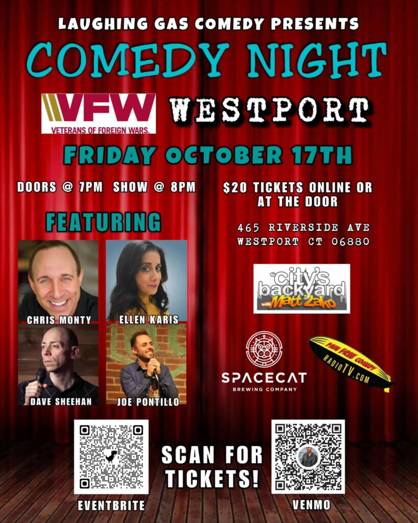 Comedy Night Returns to VFW Post 399 on Friday, October 17th ...